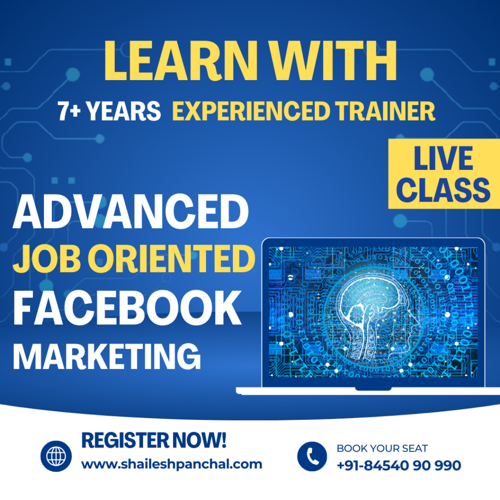 Advanced Digital Marketing Course in Nikol Naroda Ahmedabad | Shailesh ...
